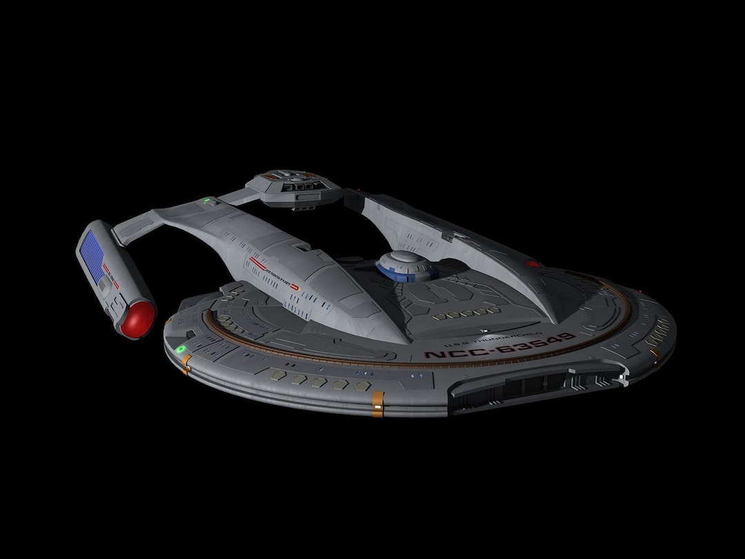 Akira Class Starship 3D File (STL) - Etsy
