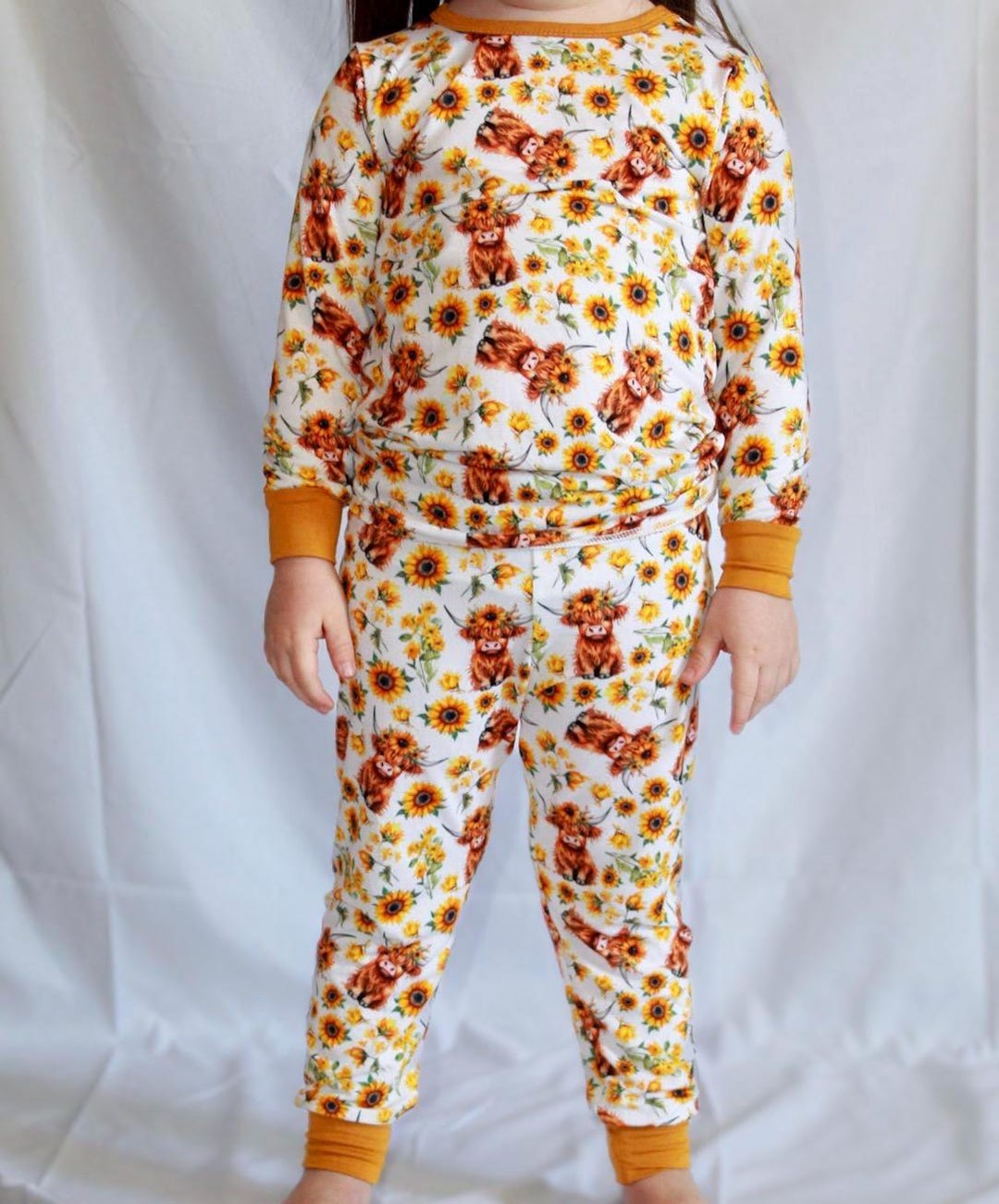 Highland Suncow Kids Bamboo 2 Piece Pajama Set - Etsy