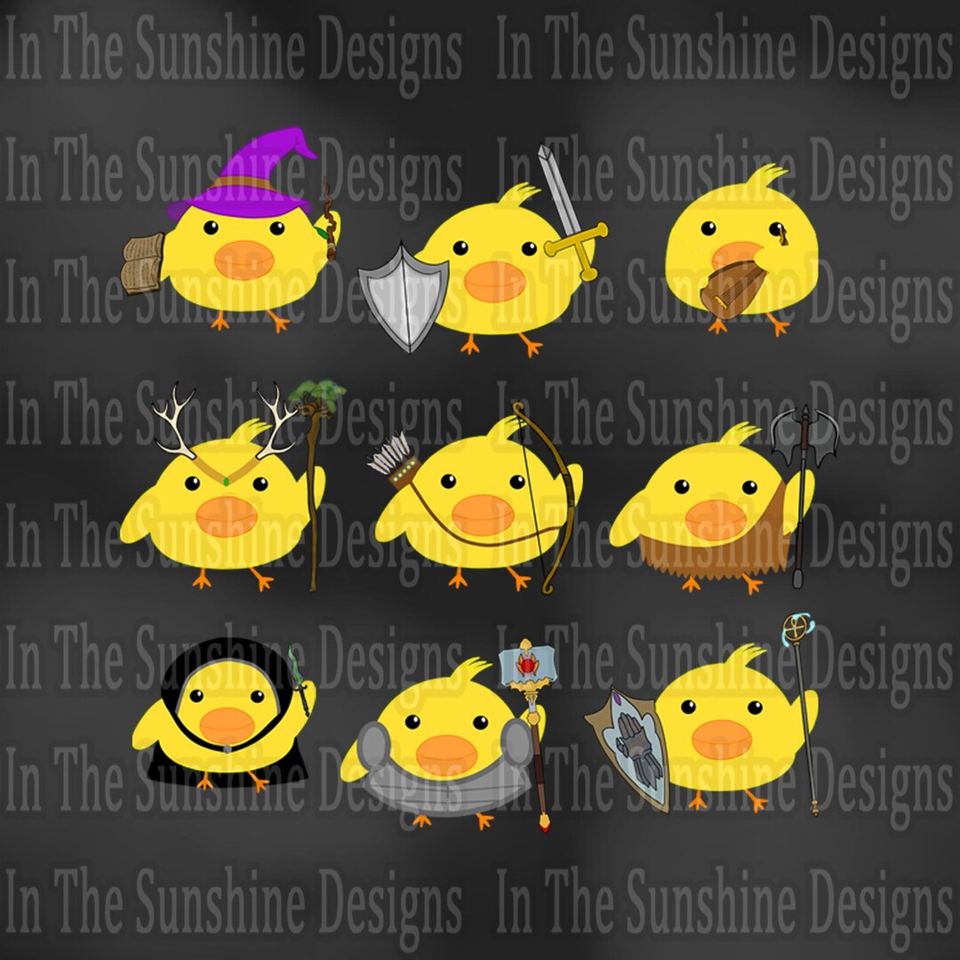 D&D Chicken Classes PNG Clipart: Tabletop RPG (digital Download) - Etsy ...