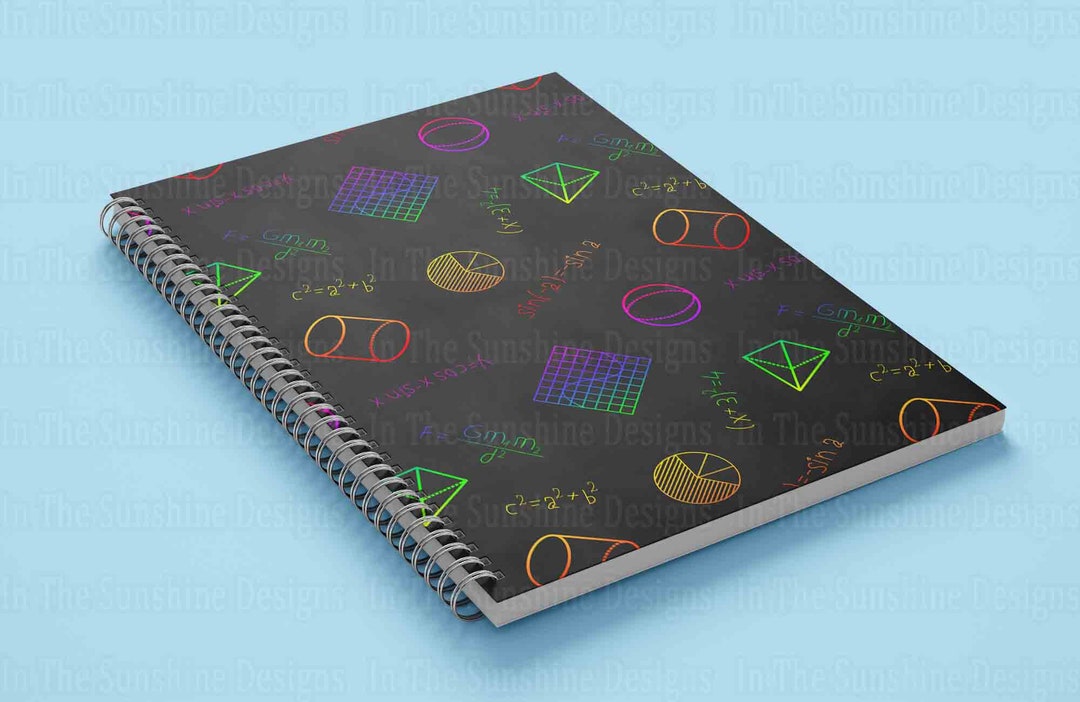 Rainbow Math Equations and Graphs Seamless File Math Seamless, Geometry ...