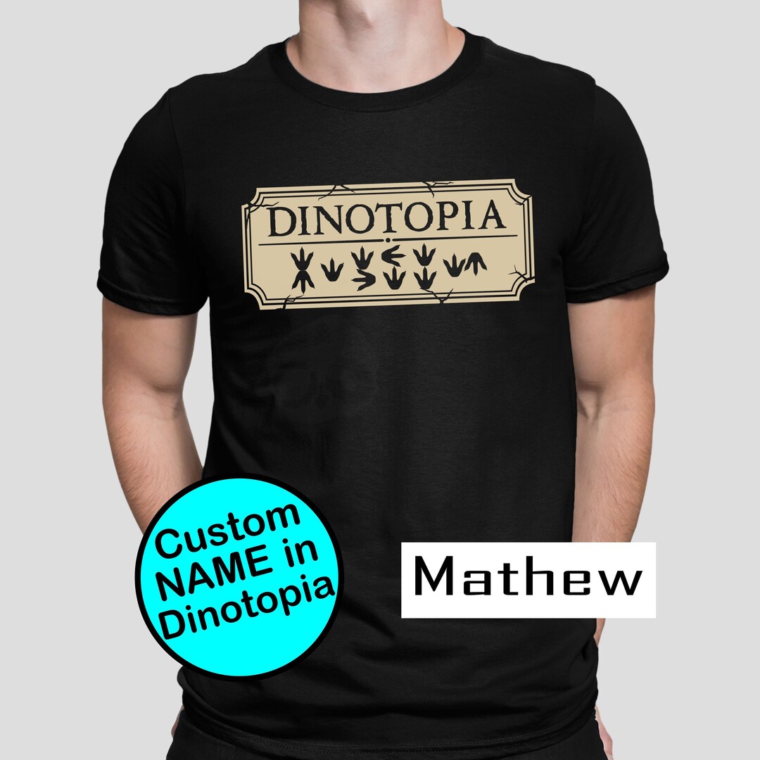 Custom Dinotopia Shirt, Custom Name Dinosaur T-shirt, Dinotopia ...