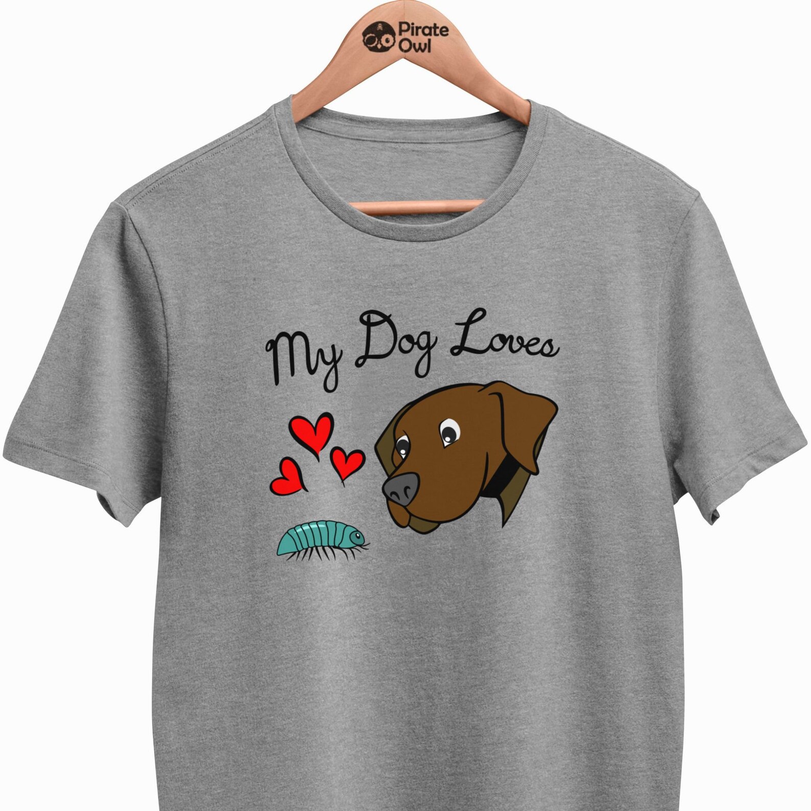 My Dog Loves Roly Poly T-shirt, Cute Brown Lab Shirt, Cute Roly Poly ...