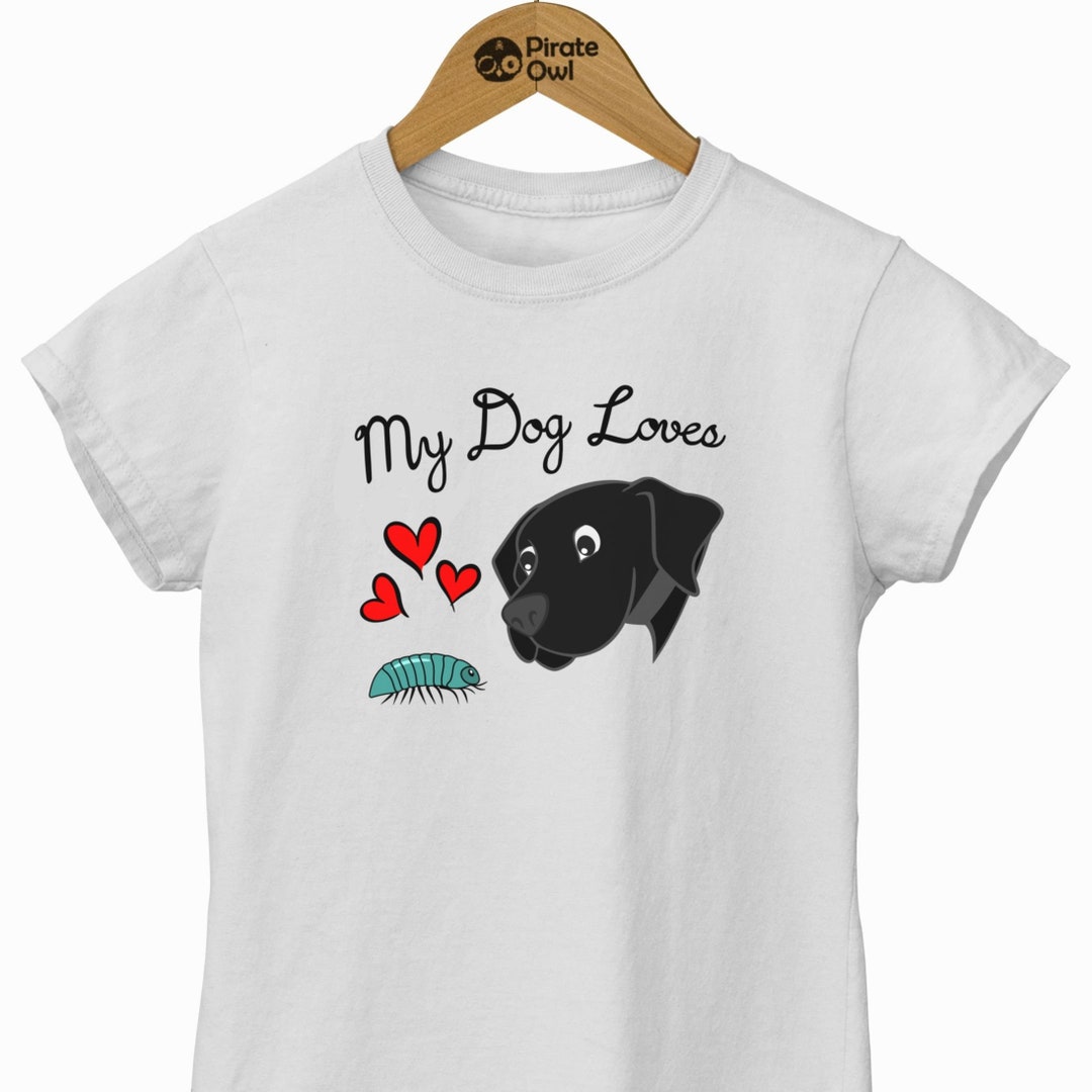 My Dog Loves Roly Poly T-shirt, Cute Black Lab Shirt, Cute Roly Poly ...