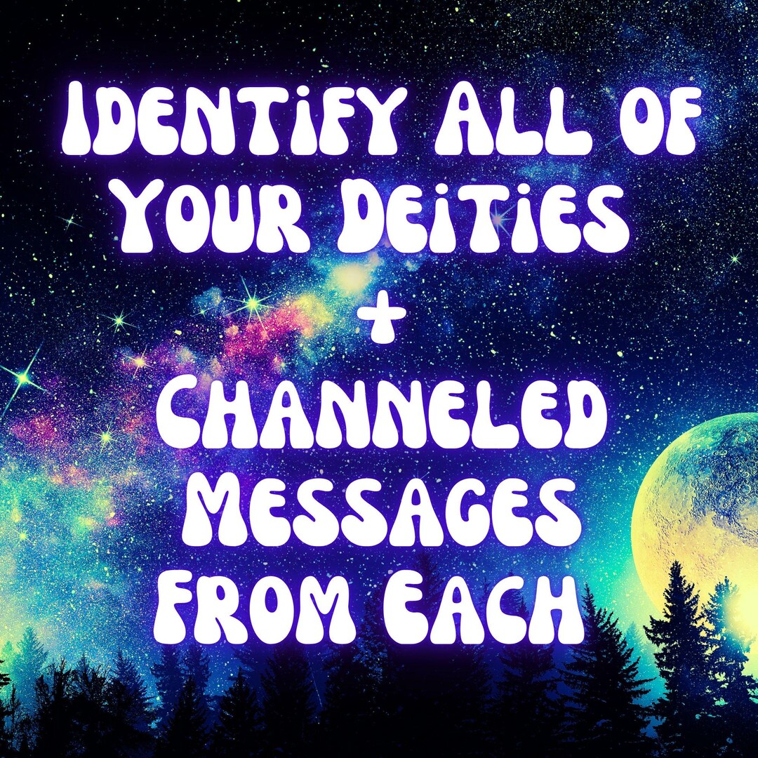 Deity Identification, Multiple Deities, Detailed Channeled Messages - Etsy