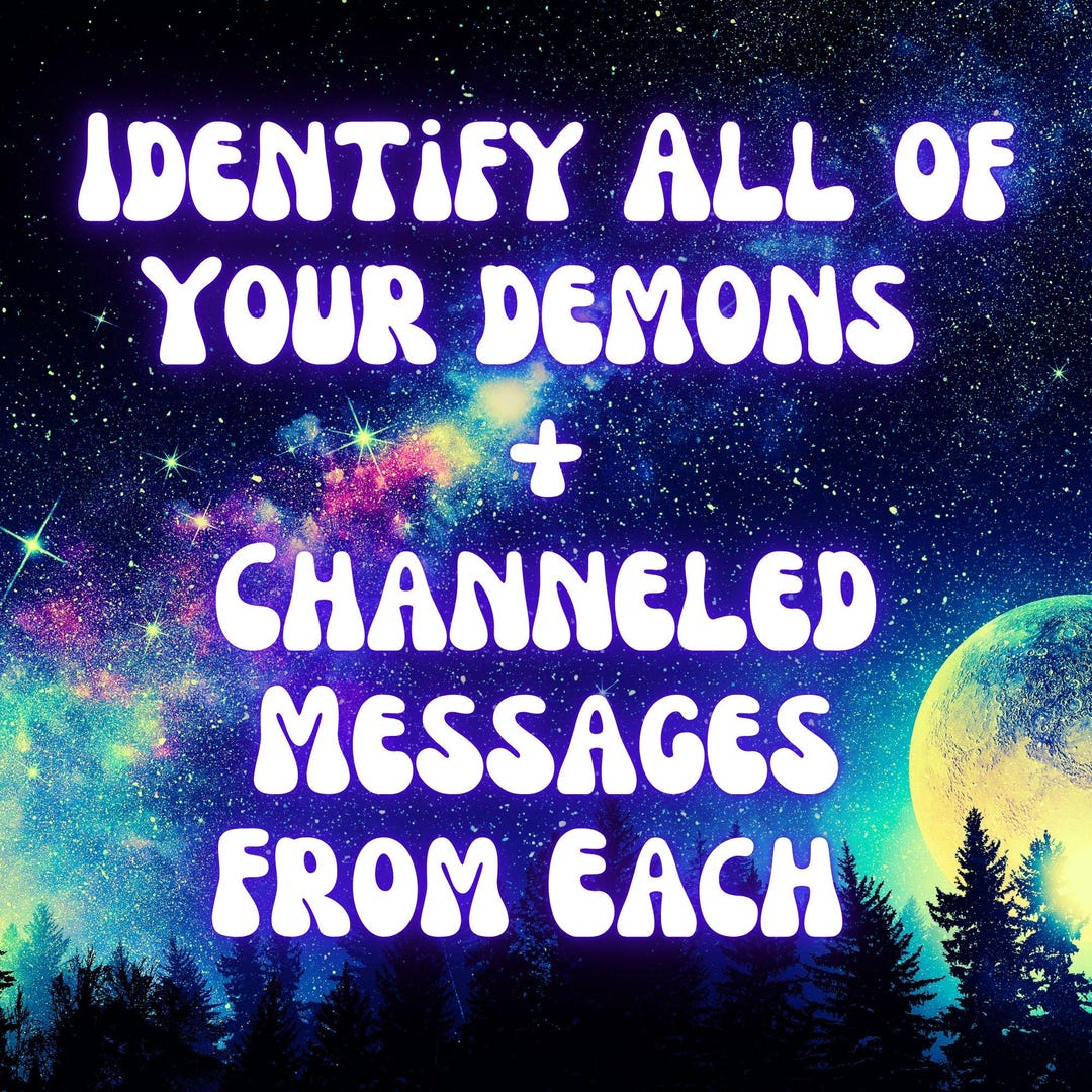 Demon Identification Reading, Multiple Demons, Detailed Channeled ...