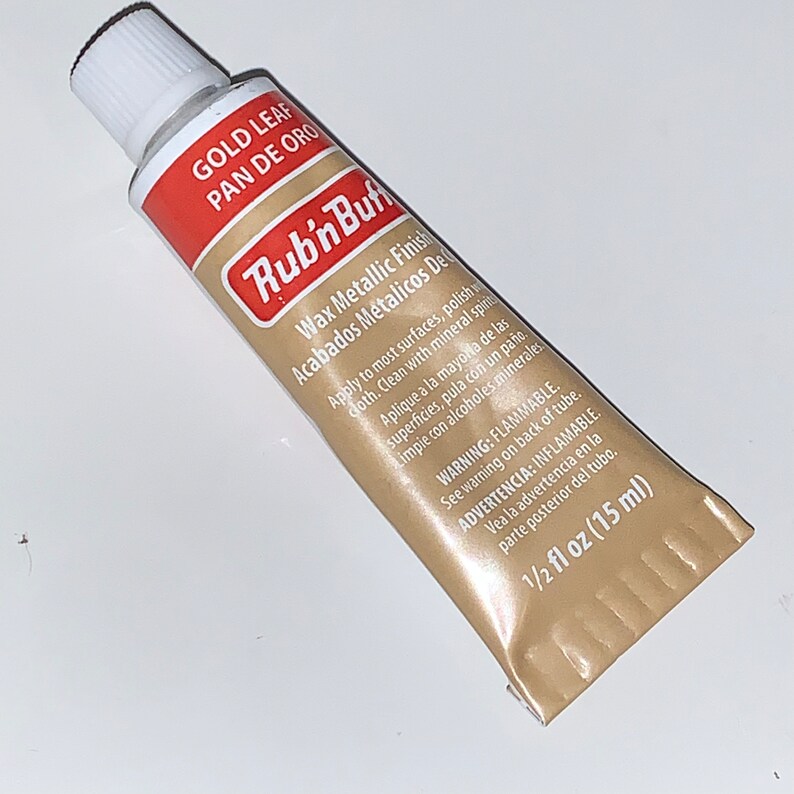 Amaco Rub n Buff Wax Metallic Finish Original Permanent Leather Wood ...