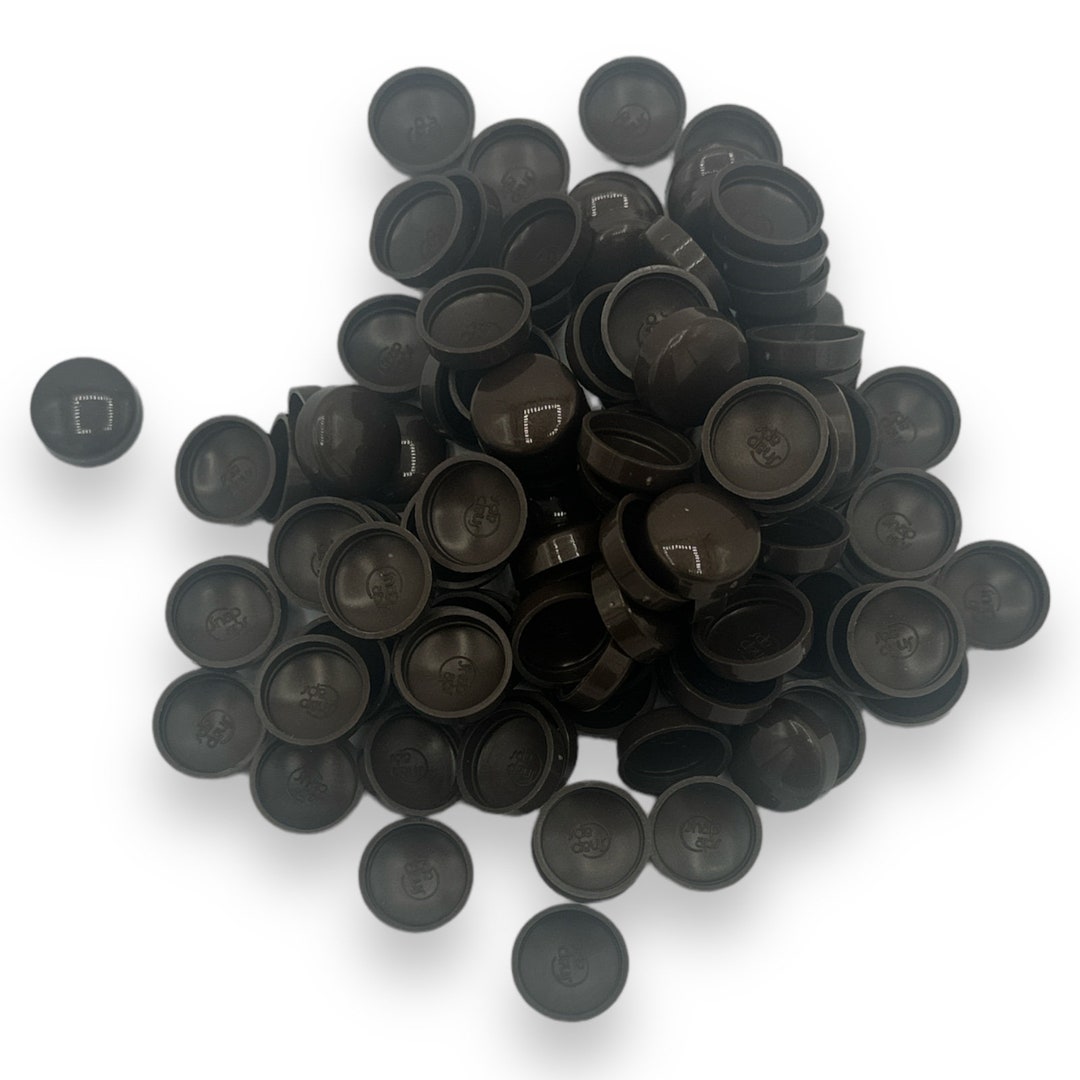 BROWN BRONZE, Two Piece Gloss 10/12g Dome Screw Snap-caps™ Cover ...