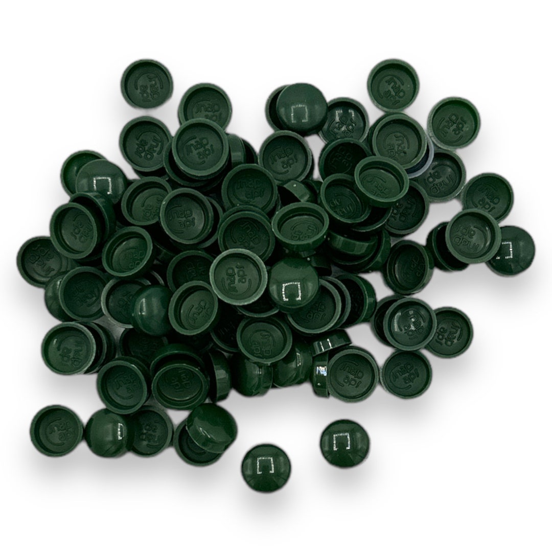 HERITAGE GREEN, Two Piece Gloss 6/8g Dome Screw Snap-caps™ Cover ...