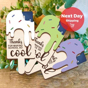 Personalized Teacher Gift Card Holder, Teacher Appreciation Gift| End ...