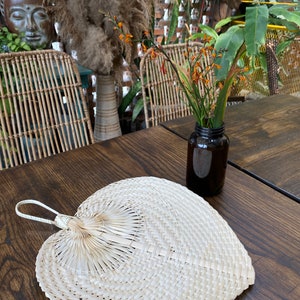 Set of 12 Wedding Hand Fan, Natural Hand Fan, Bamboo Hand Fan, Raffia ...