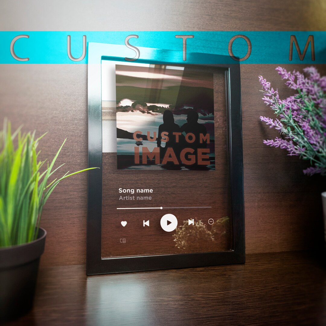 Print Your Favourite Album Cover Poster is Printed on Clear Acrylic ...