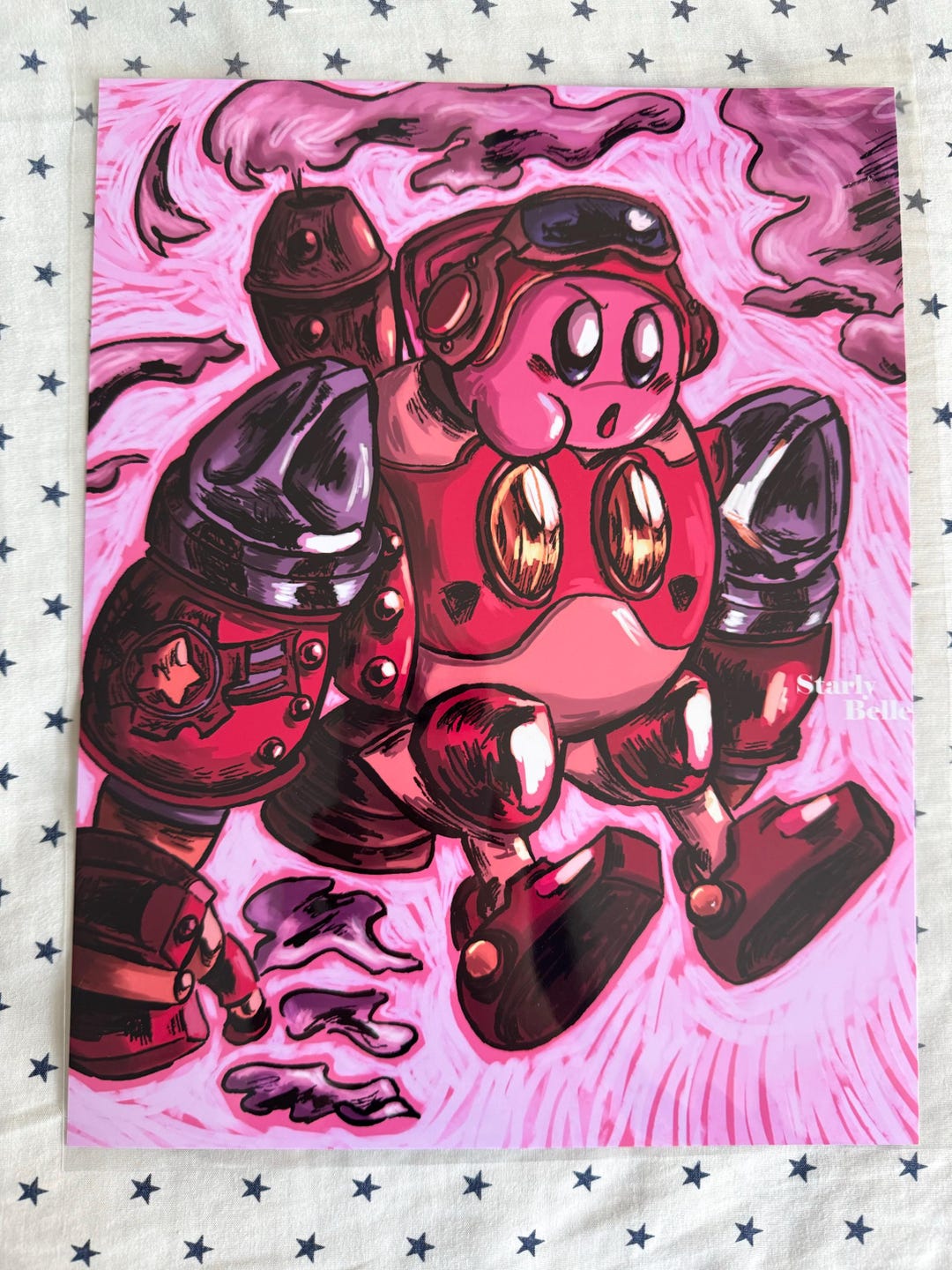8.5x11" Kirby – “robobot Armor” Fan Art Print - Etsy