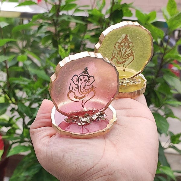 Resin Pooja Thali 10inch/aarti Thali/pooja Thali/roli Chawal Platter ...