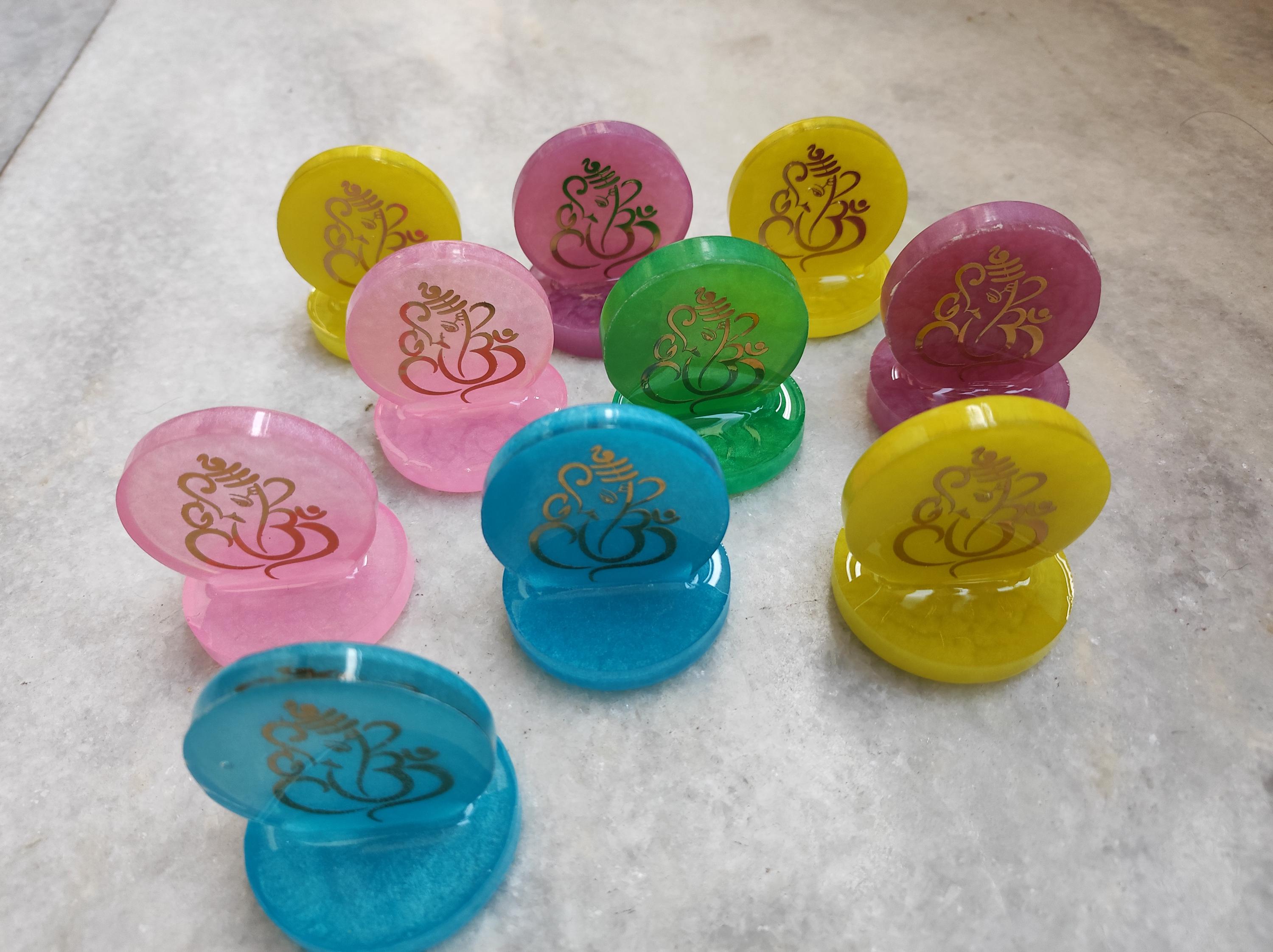 Ganpati Stands/resin Car Dashboard Stands/lord Ganesha Stands/diwali ...