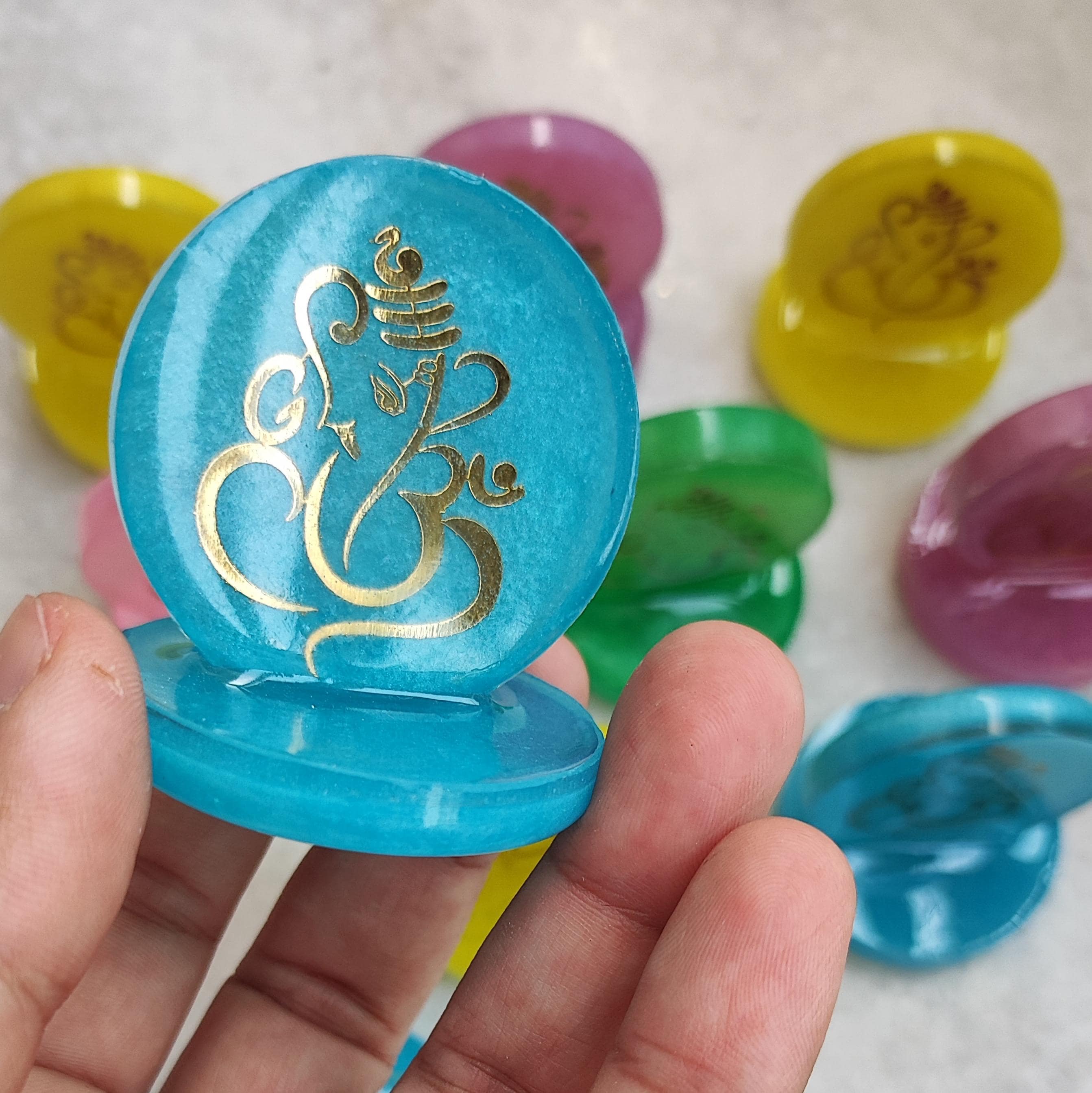 Ganpati Stands/resin Car Dashboard Stands/lord Ganesha Stands/diwali ...