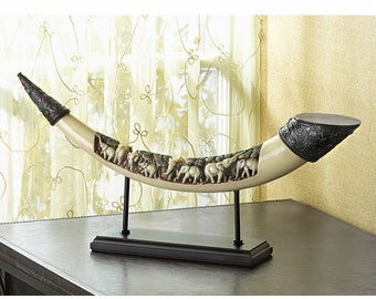 Carved Elephant Tusk | Etsy