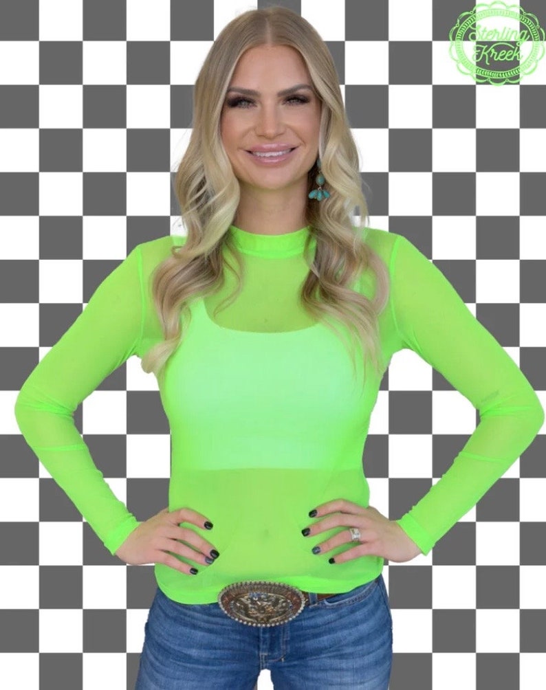 Sterling Kreek Mesh Out Neon Green - Etsy