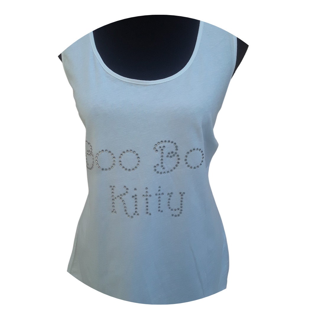 Boo Boo Kitty Bling Tank T-shirts - Etsy