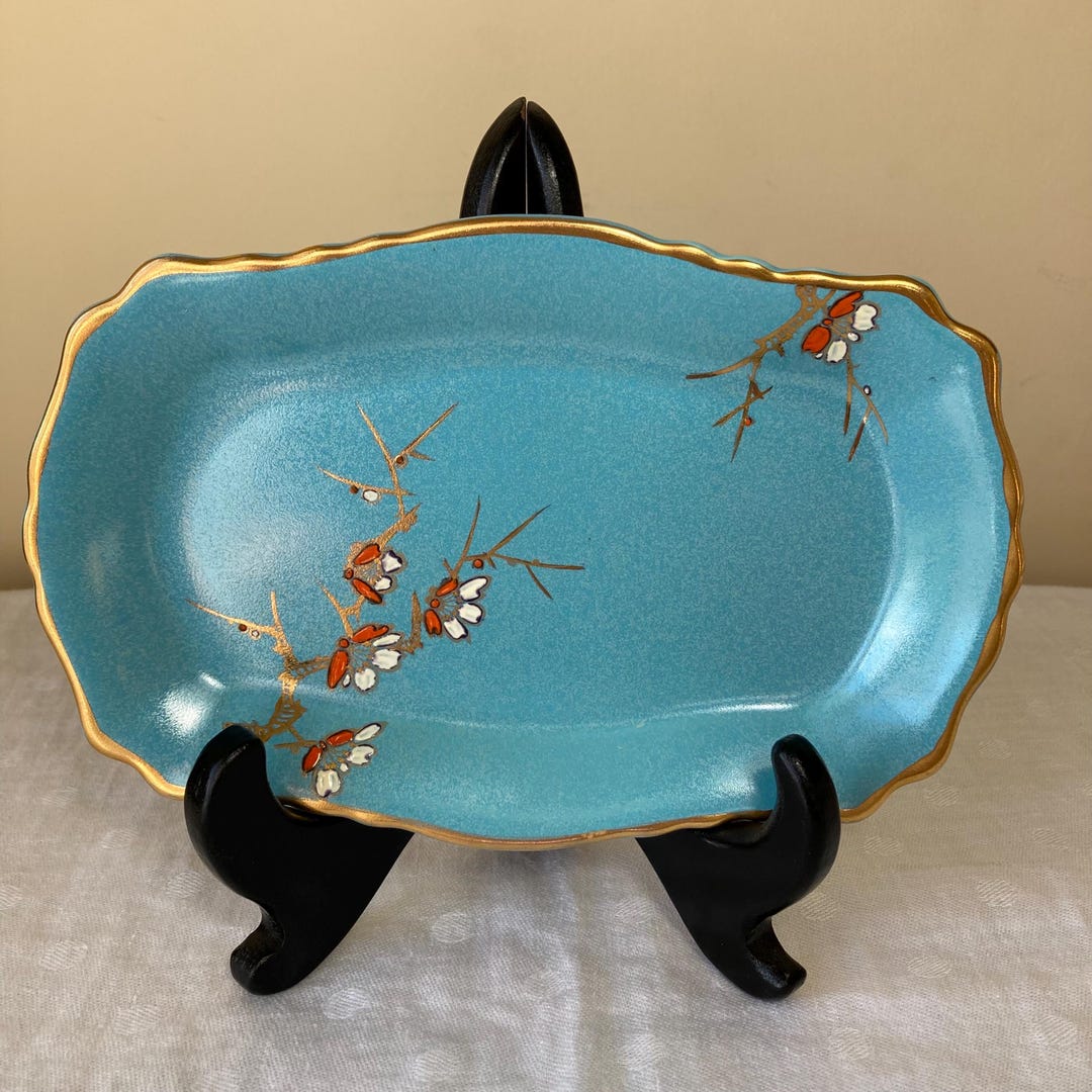 Vintage Old Foley James Kent capri Small Dish Serving Plate Mini Cream ...