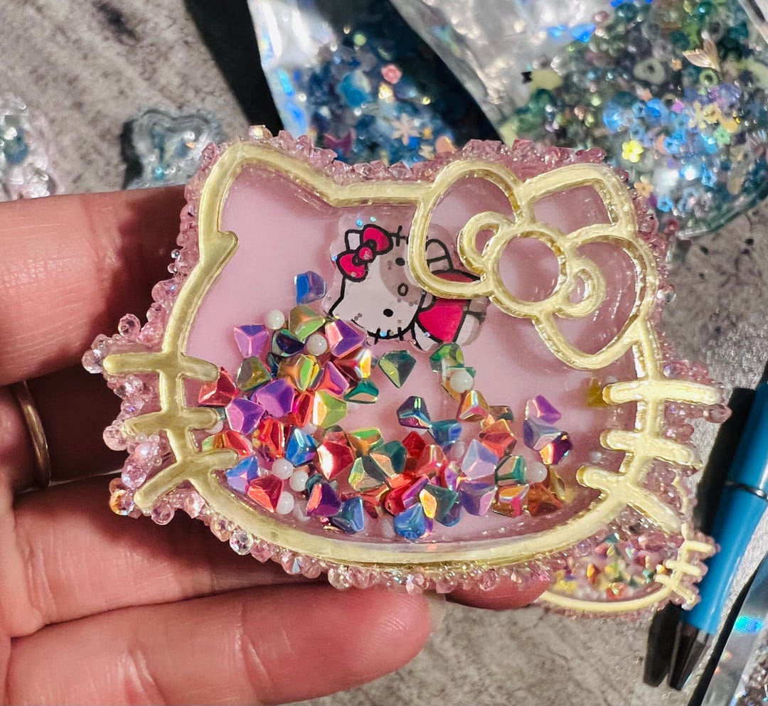 Handmade Kitty Popsocket With Rhinestones, Kawaii Popsocket - Etsy