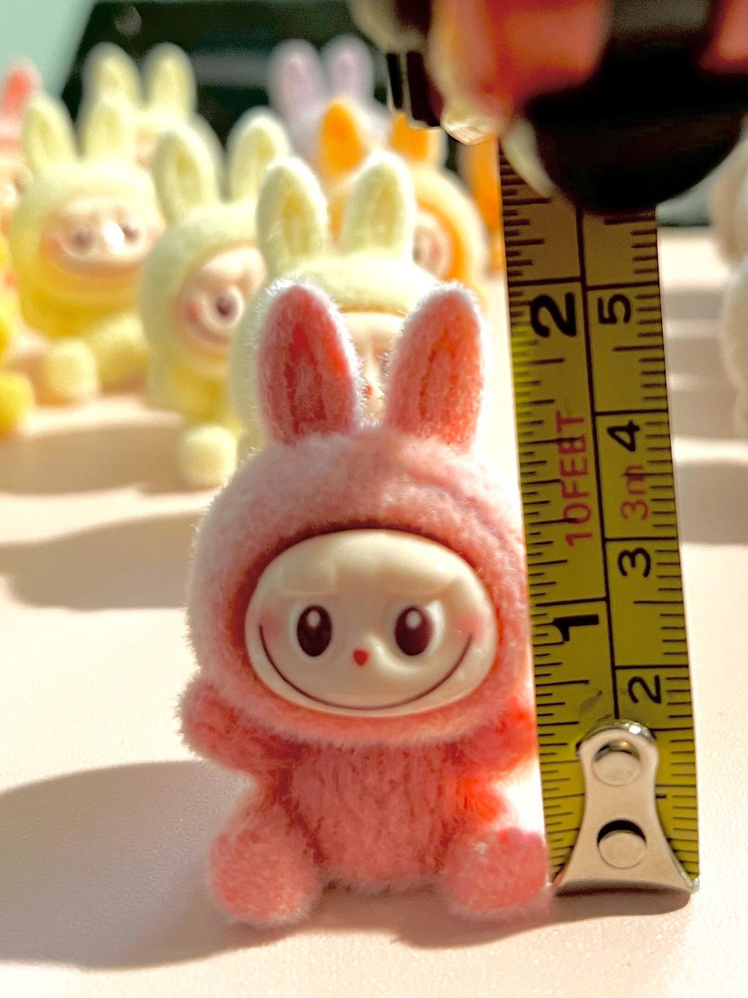 2inch Fuzzy Labubu Figurines for Diy, Cute Sitting Labubu - Etsy