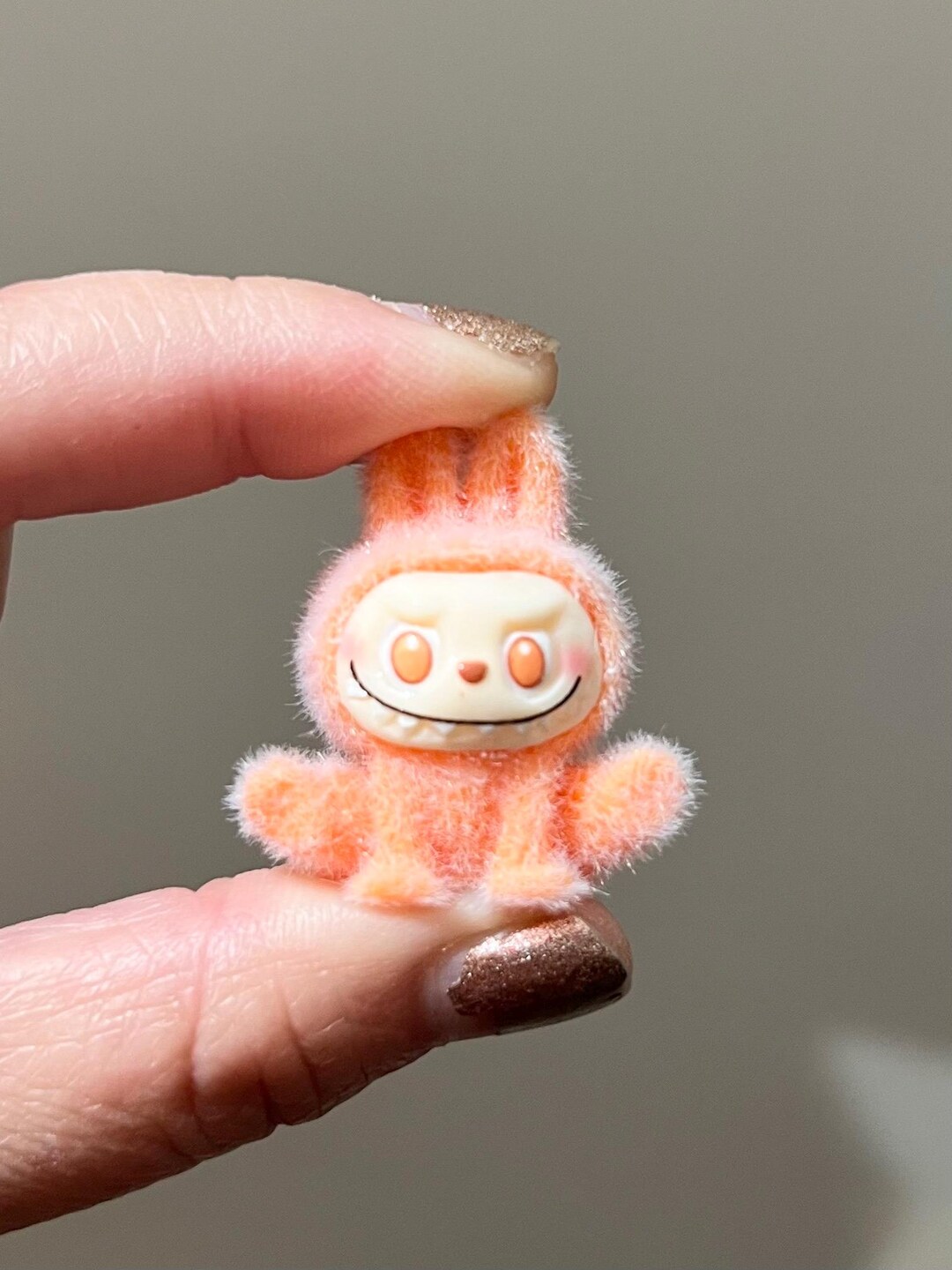 1inch Fuzzy Sitting Labubu for Diy - Etsy