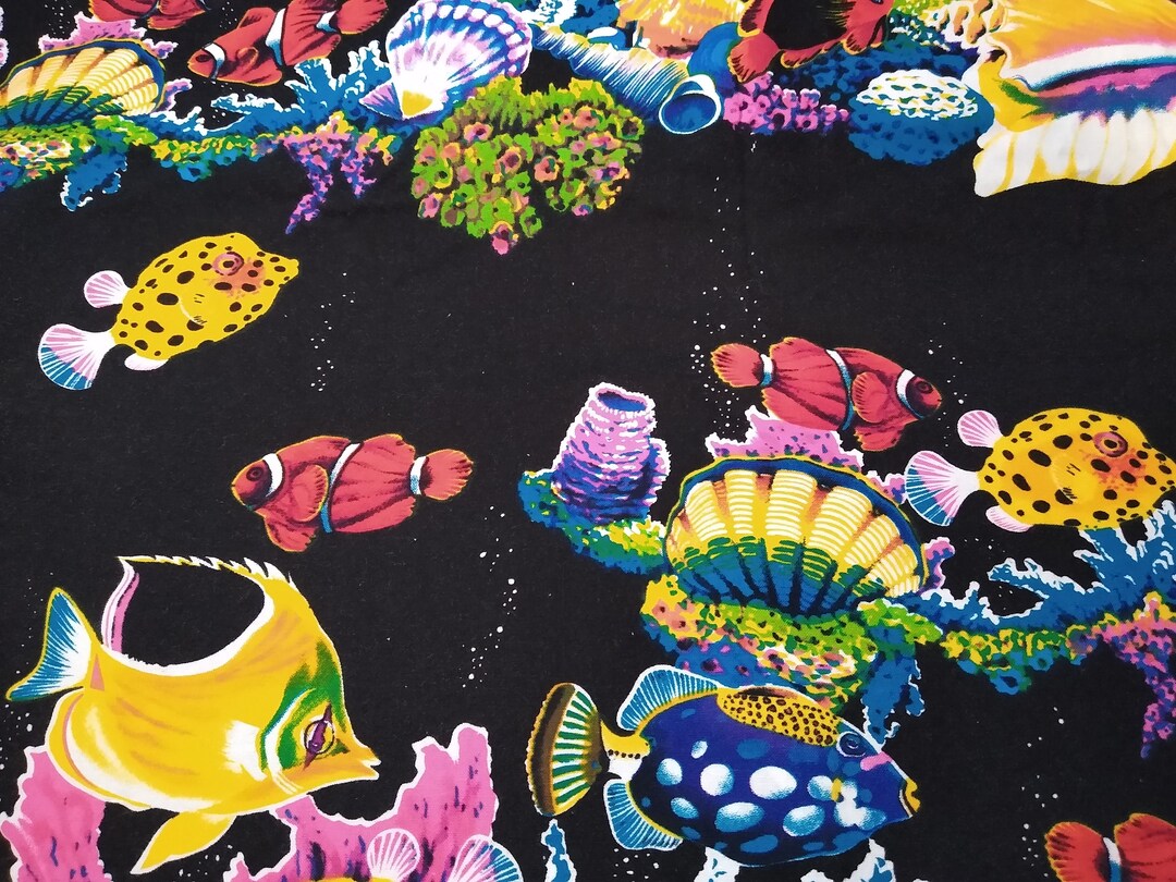 51 Continuous Cut Shamash Sons Inc 4107 Fish Ocean Reef - Etsy