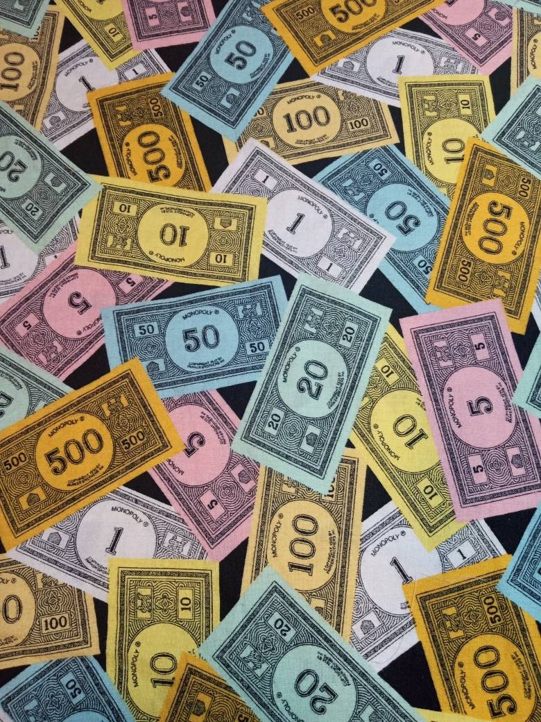 Monopoly Fabric - Etsy