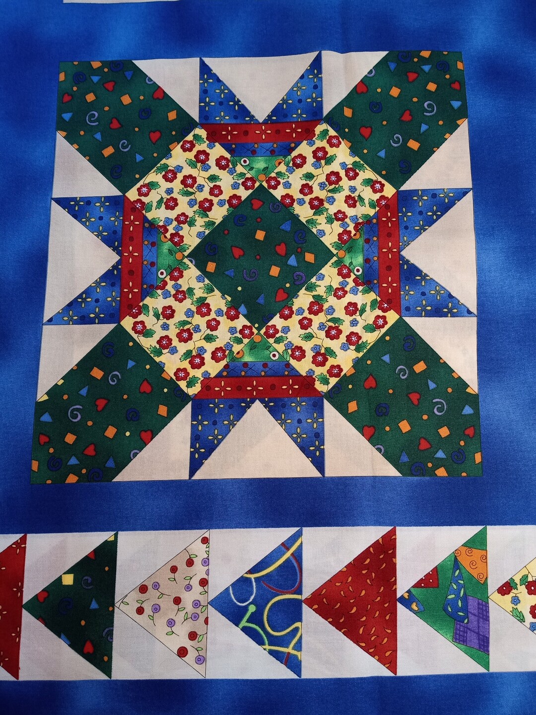 Suzie Q Quilting Quilt Squares Panel, 44x46, Cheater Panel Quilt Top ...