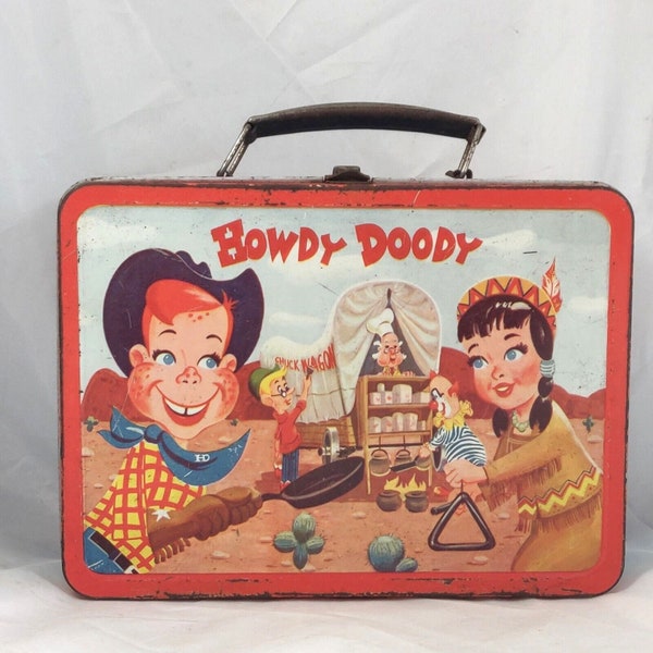 1950s Lunch Box - Etsy