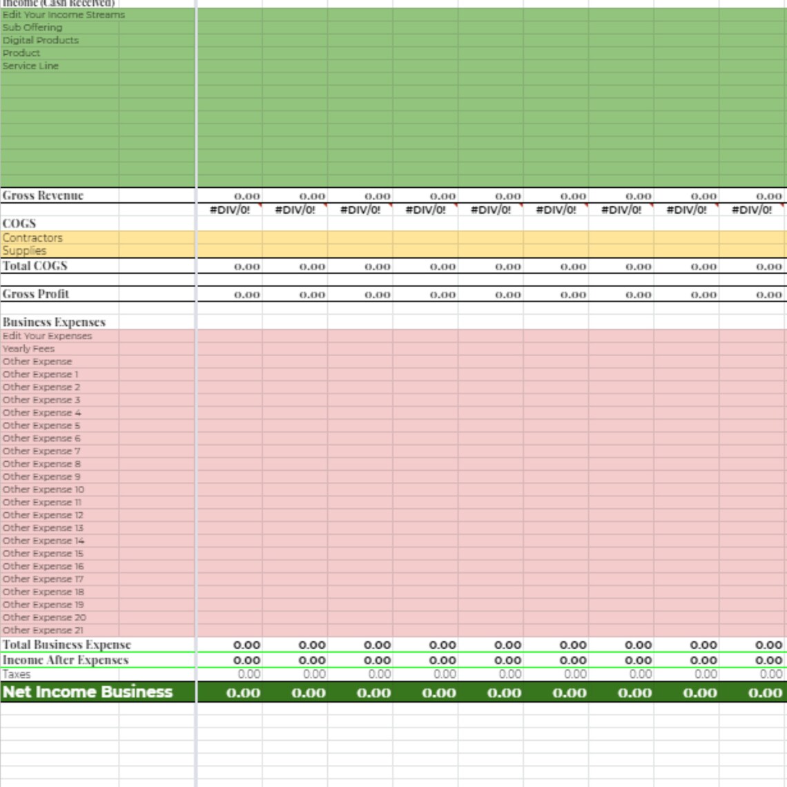 Google Sheets Income And Expense Tracker Pingnaa