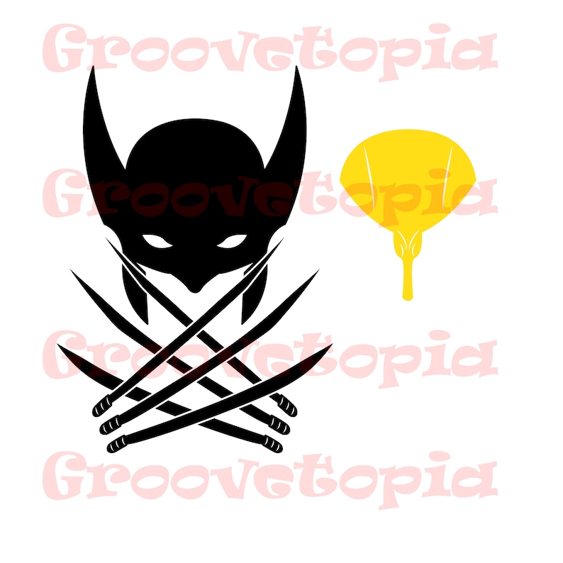 Wolverine SVG X Men Garras Download instantâneo Imprimir e cortar ...