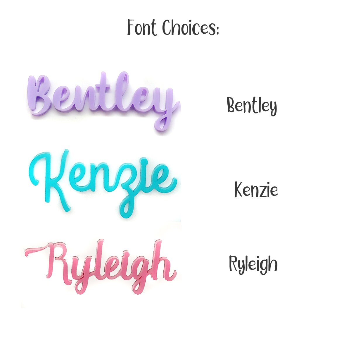 Personalized Name Tag with Bear Cute Teddy Customized Gift | Etsy