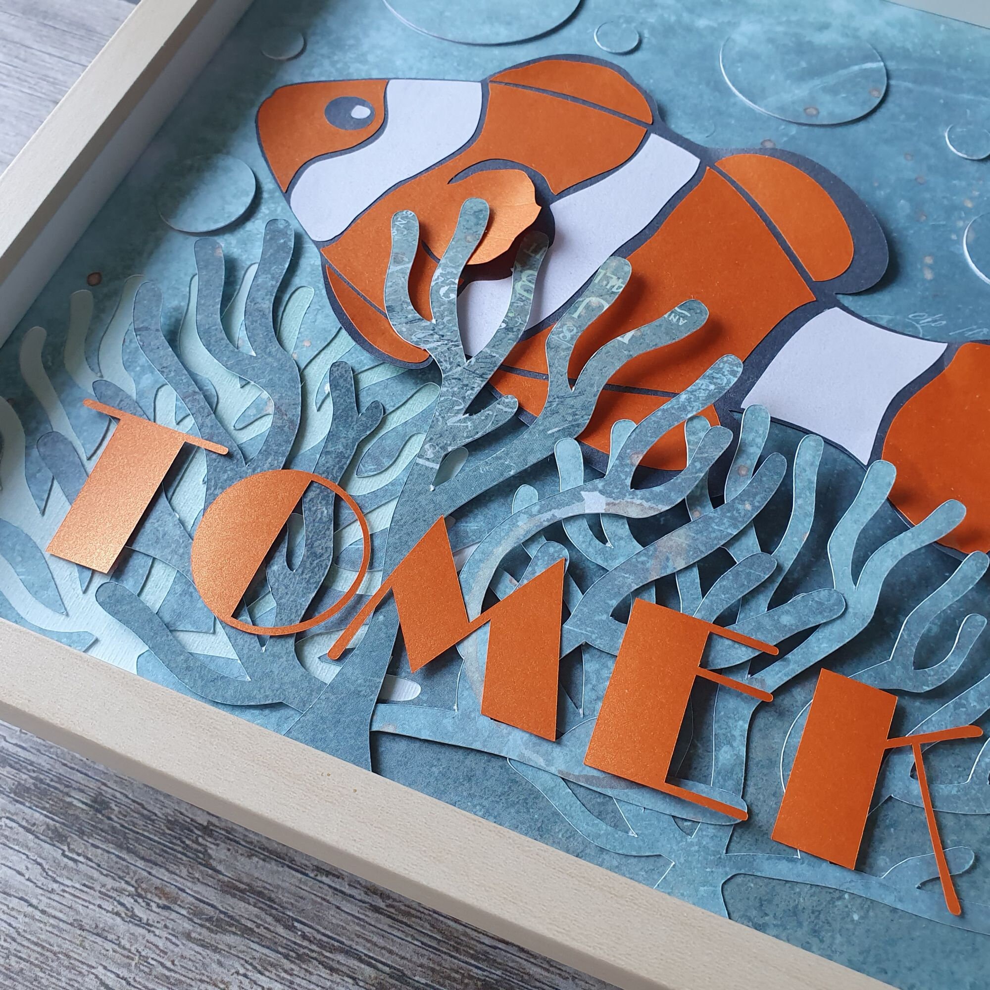 CLOWN-FISH Birth Certificate Frame Gift for the Birth of a Child - Etsy