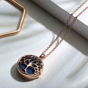 Tree of Life Locket Small Personalised Locket With Photo - Etsy UK
