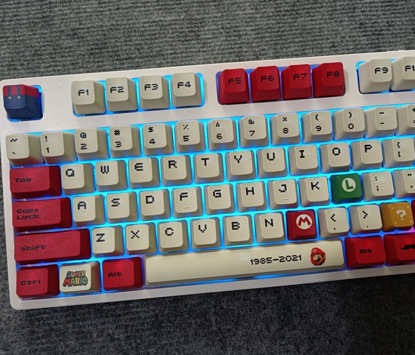 Red Keycap Set OEM Profile Artisan Keycaps 87 104 MX Keycaps | Etsy