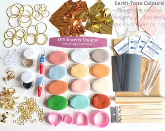 Polymer Clay Earring Kit | Etsy