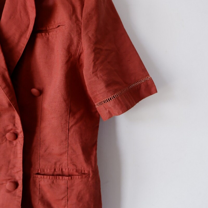 Rust Blouse - Etsy