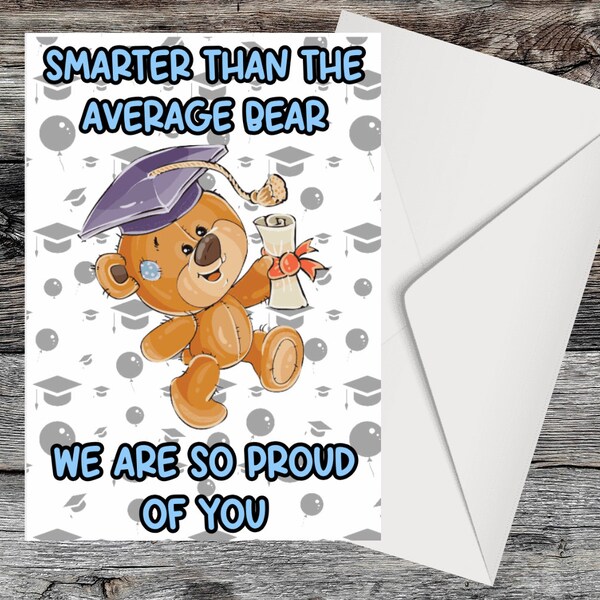 Smarter Than the Average Bear - Etsy