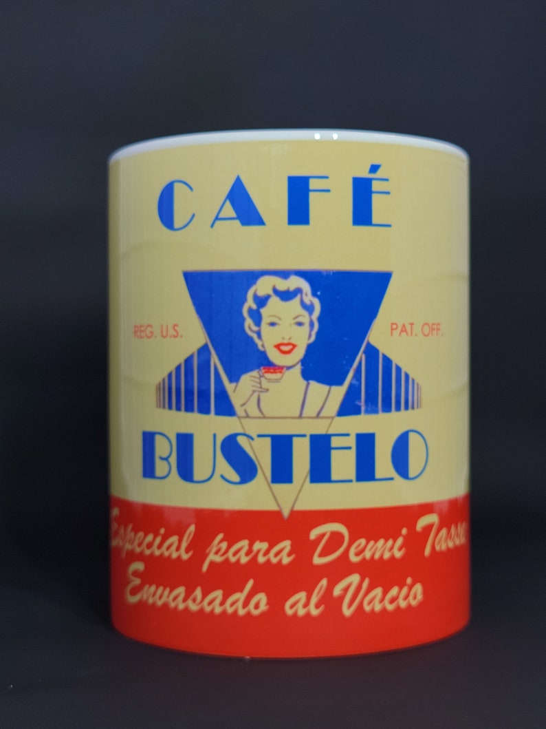15 Oz. Vintage Cafe Bustelo Ceramic Coffee Mug / Tea Mug / - Etsy