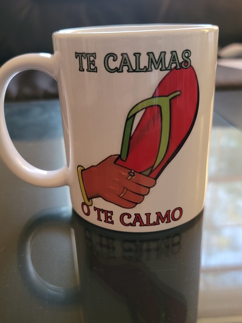 15 Oz. Te Calmas O Te Calmo Ceramic Coffee Mug - Etsy