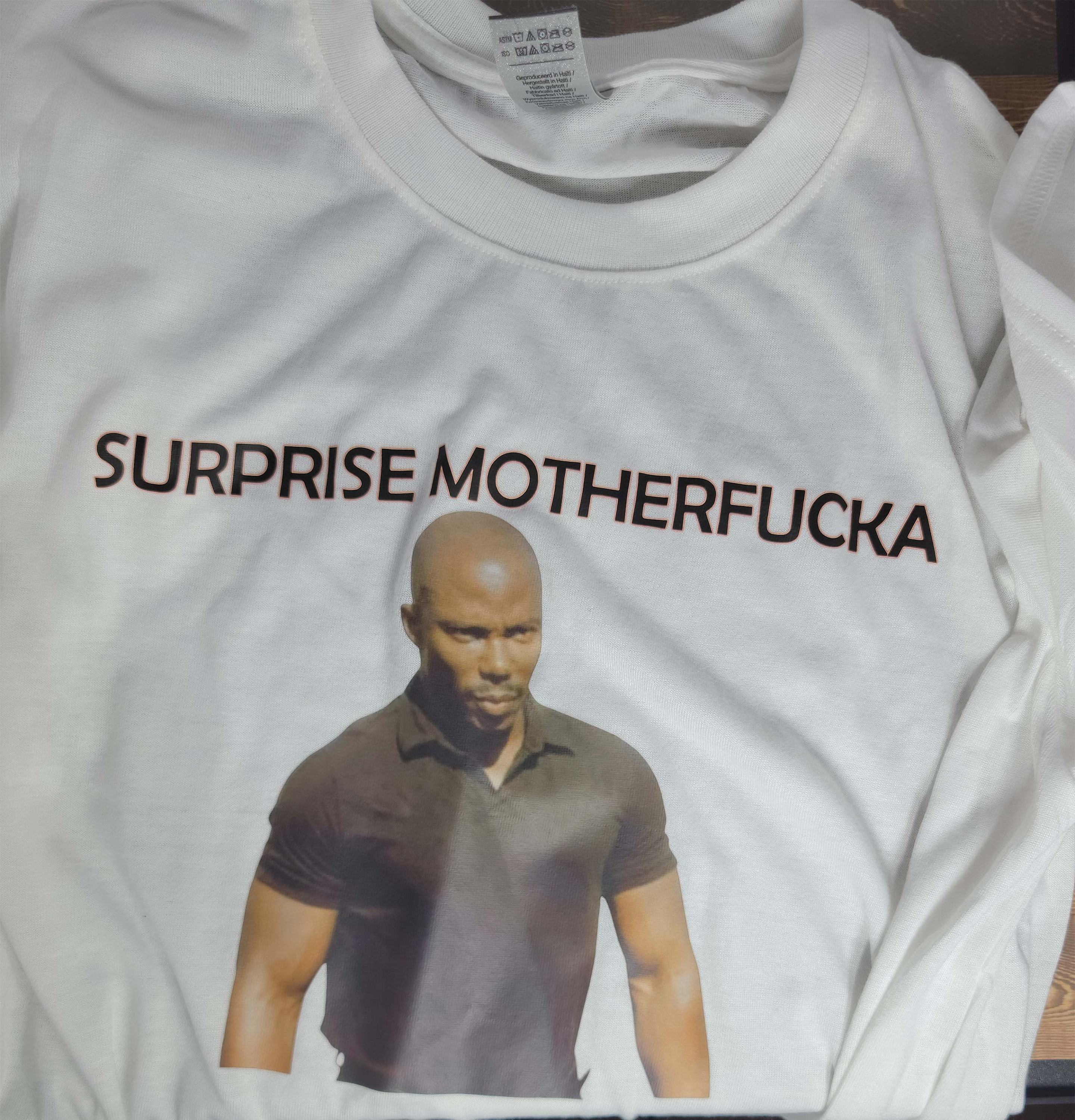 Surprise Motherfucka Poly Cotton T Shirt Surprise Etsy