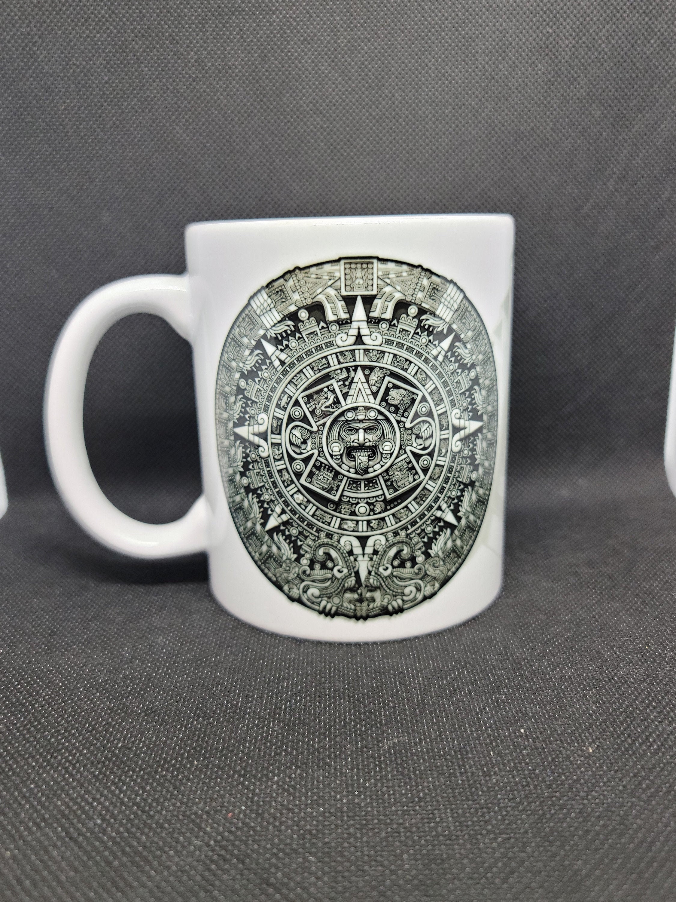 12 Oz. Aztec Calendar Ceramic Coffee Mug, Tea Mug, Ancient ...