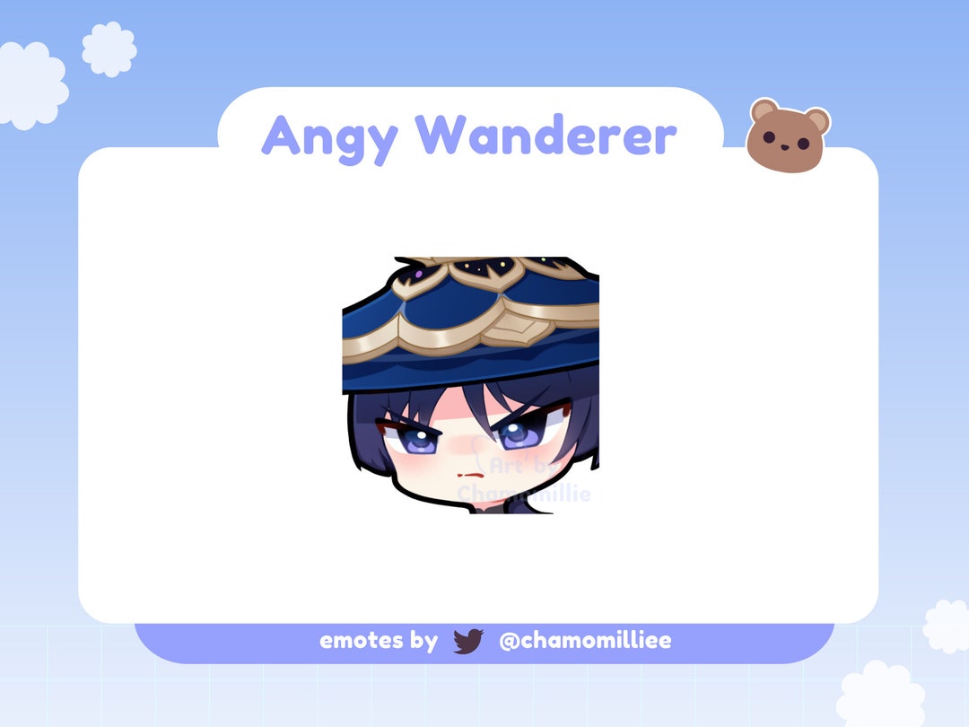 Genshin Impact Scaramouche/wanderer Angry Emote - Etsy Ireland