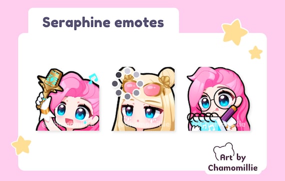 League of Legends Seraphine Twitch Emote Pack - Etsy