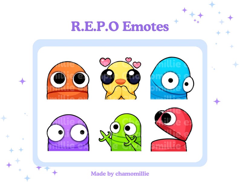 R.E.P.O Game Twitch Emotes Meme Emojis - Etsy