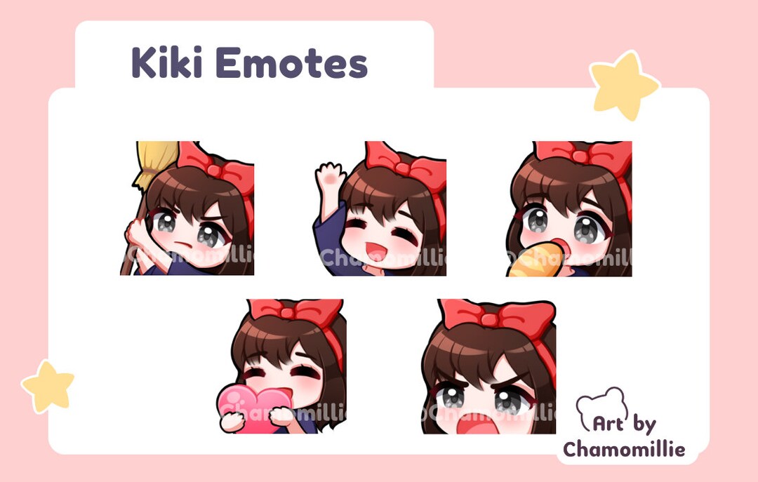 Studio Ghibli Kiki’s Delivery Service Emotes - Etsy