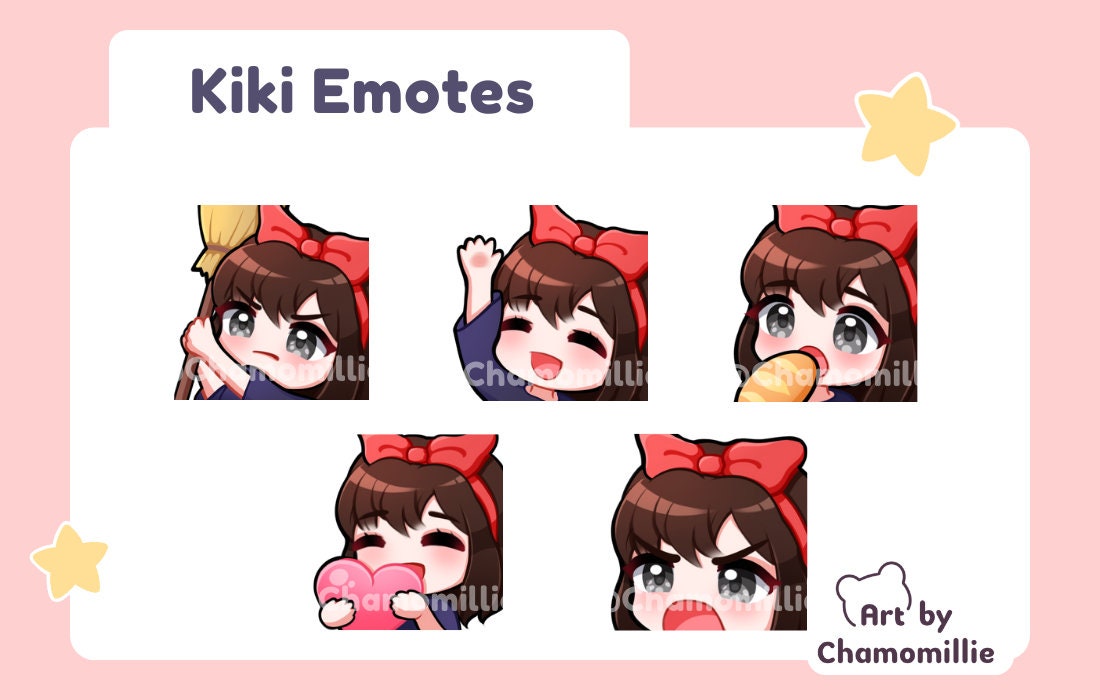 Studio Ghibli Kiki’s Delivery Service Emotes - Etsy