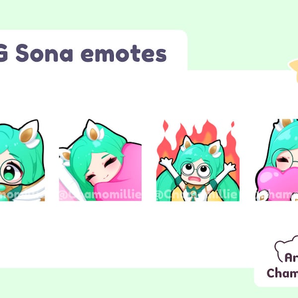 Emote Sona - Etsy