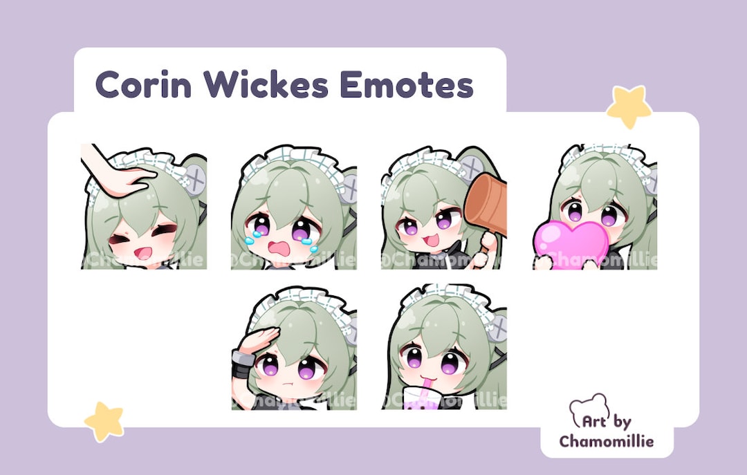 Zenless Zone Zero Corin Wickes Emote Pack - Etsy
